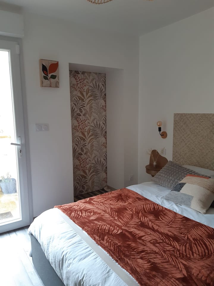 Belle Chambre - Sdb Attenante & Petite Terrasse - Courseulles-sur-Mer