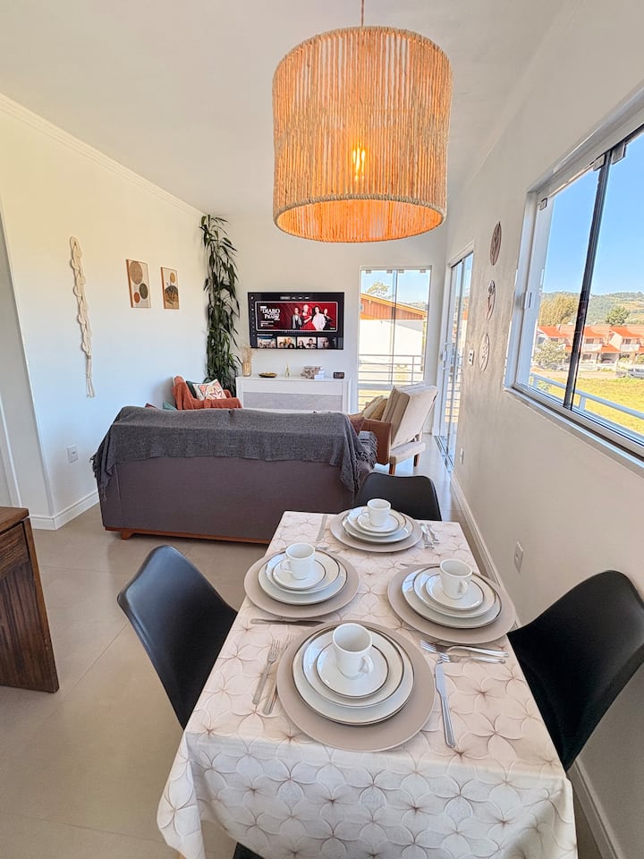 House With A/c, Barbecue Grill, Terrace 5 Min From The Beach - Garopaba