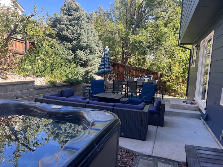 4b Peaceful Home W/hot Tub & Office In Littleton - Highlands Ranch, CO