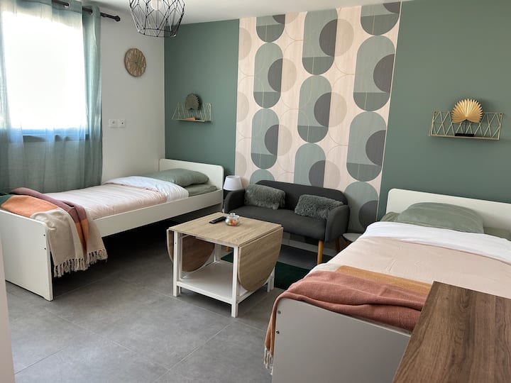 4- Studio Cocooning /2 Lits Simples - Joué-lès-Tours