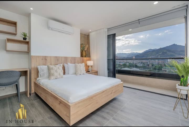 Clase 48 1002 - Loft Con Vistas Panorámicas Y Ac - Sabaneta