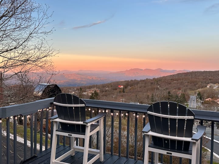 Cool Mtn Escape | Hike & Bike | Mtn View | Hot Tub - Beech Mountain, NC