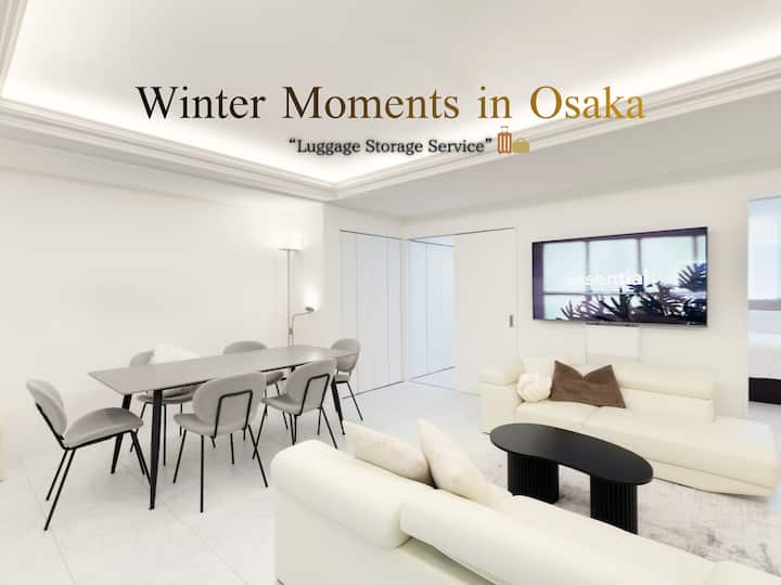 Bagages Ok！spacieux 92㎡ Max 11 Ppl Namba Dotonbori - Osaka