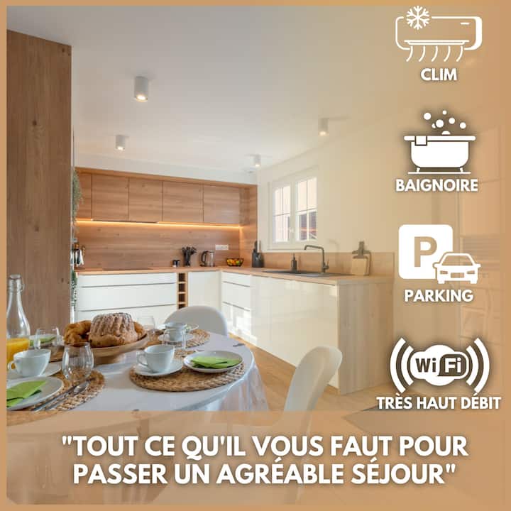 Vignes & Tropiques 4* : Terrasse-clim-parking-wifi - Illhaeusern