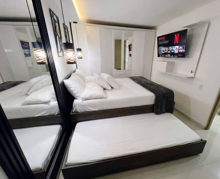 Modern North Area | Fully Equipped | 2 Ac | 6 Beds - Barranquilla