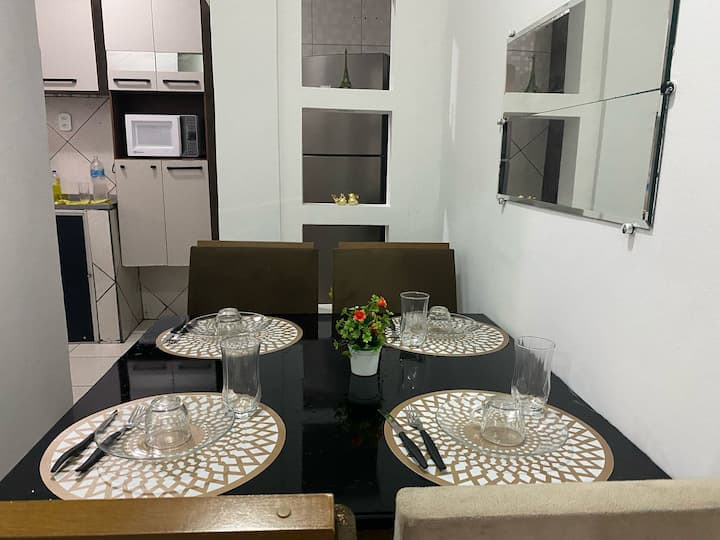 Casa 2/4 Aconchego Ar/ Centro Cidade - Camaçari