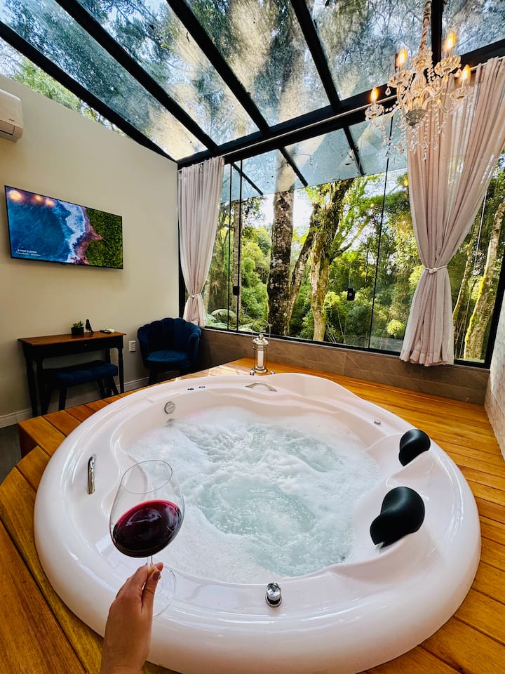 Loft Com Hidromassagem E Piscina Aquecida - Gramado