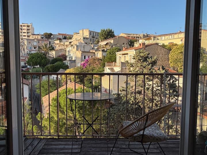 Les Balcons Du Vallon, à 3 Min à Pied De La Mer - Marseille