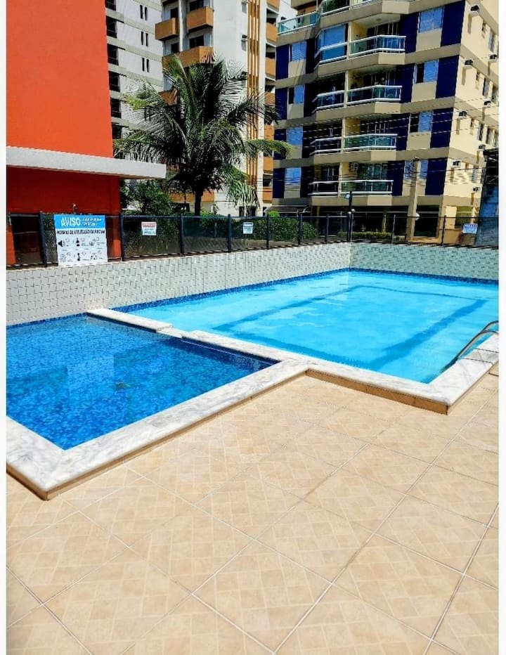 Apto Praia Enseada/ar Td Ambiente/piscina/wi-fi - Guarujá