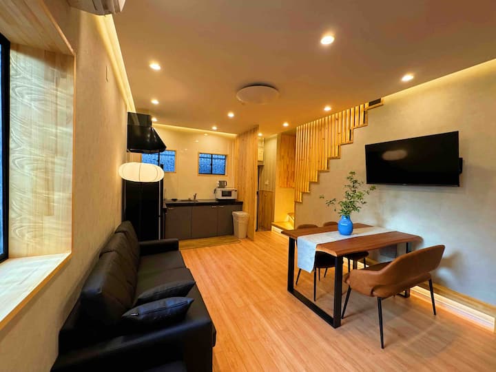 梅田嶄新獨棟-3臥2浴!3線交匯處,到車站2分。直達心齋橋難波,至usj15分鐘。住5晚免費送機服務 - Osaka