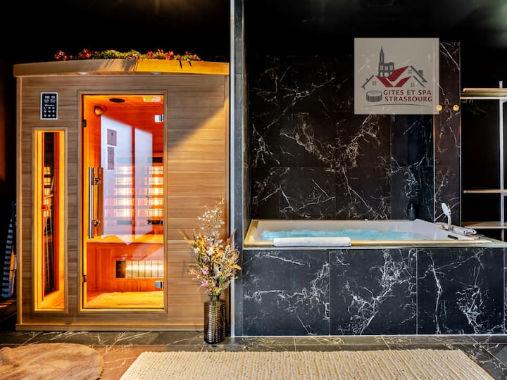 Refuge Des Amoureux-jacuzzi Sauna-strasbourg 15mn - Brumath