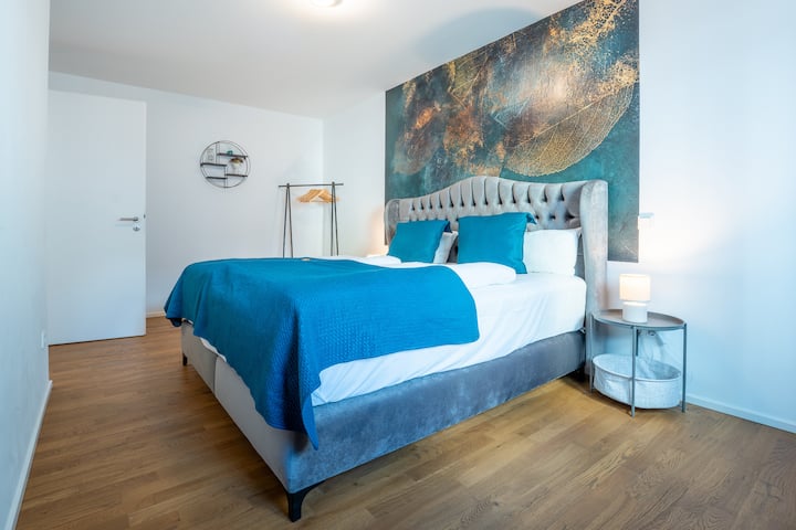 Lit Living: Luxus - Box Spring - Garden - Parking - Ludwigshafen