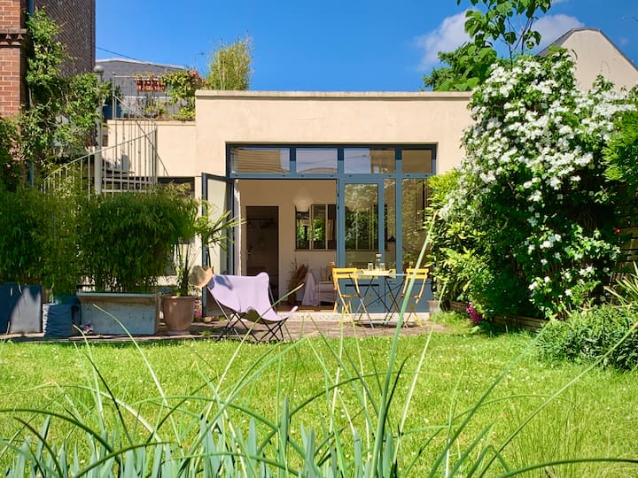 Maison Atelier Avec Terrasse Jardin Et Roof-top - Giverny