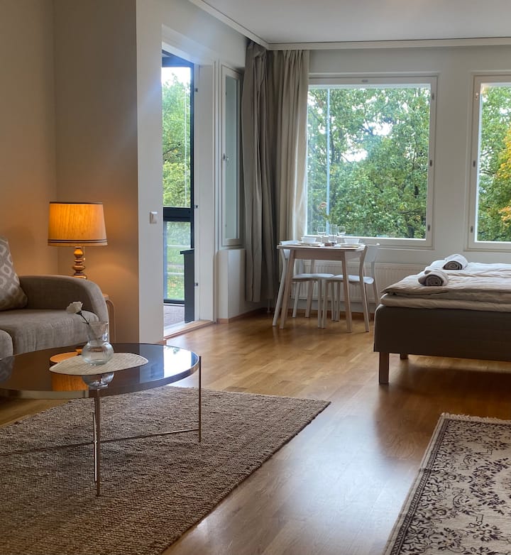 Parvekkeellinen Moderni Asunto - Turku