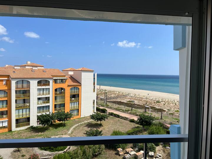 Très Beau Studio Vue Mer - Le Barcarès