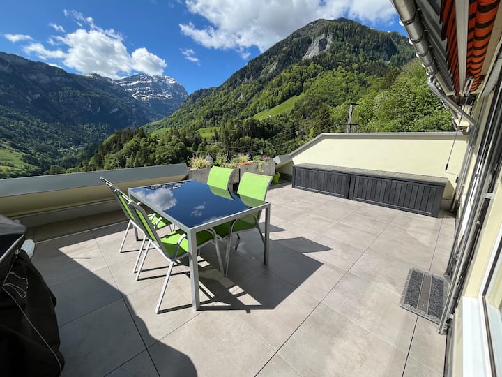 3 1/2 Zimmer-terrassenwohnung Mit Fernsicht Valens - Bad Ragaz