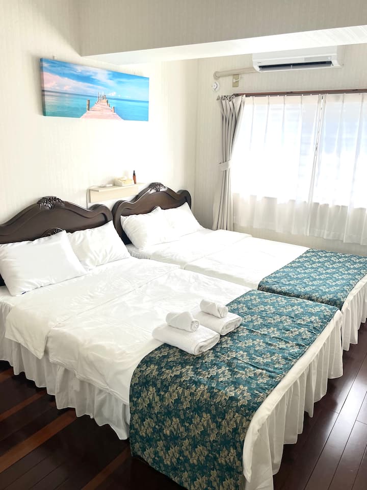 沖縄でしたい事を叶える!広々2dkの部屋で沖縄に暮らすように旅する ※高速無料Wi-fi +駐車場 - Okinawa