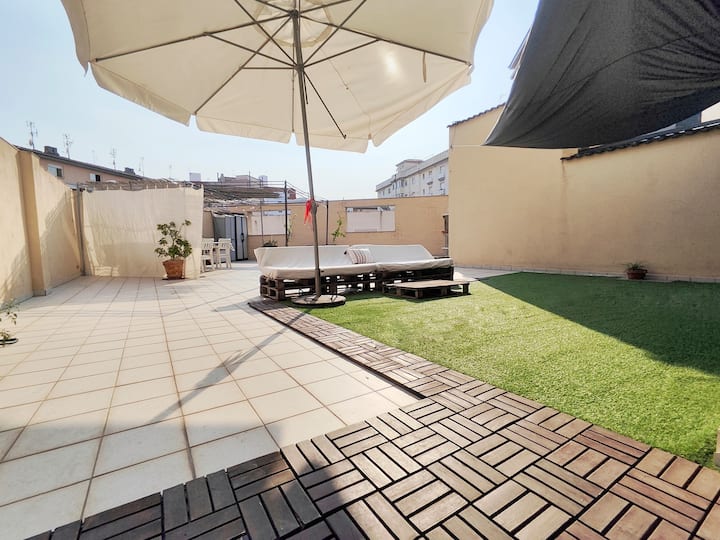 Apartamento Gran Terraza Residencial 2 Baños Wifi - Castellón de la Plana