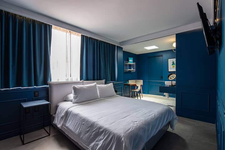 Habitación úNica Azul+presa La Olla+arte+vistas. - Guanajuato