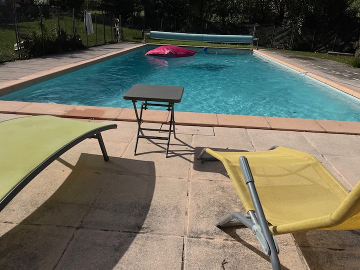 Studio 2 Pers & Piscine Calme Absolu En Campagne - Mimet