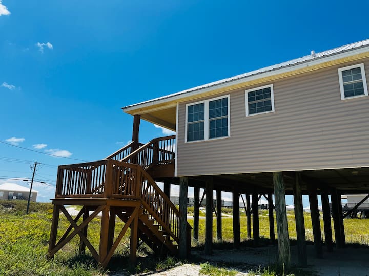 Relax At This Gulf View Home! - Dauphin Island, AL