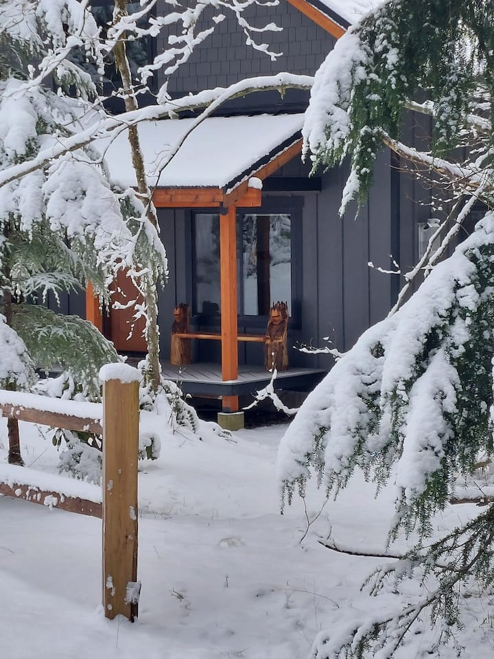 Bearfoot Chalet. Sleeps 6 It's Campfire Time. - Ashford, WA