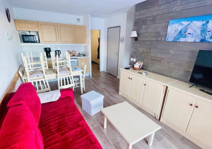 Appart Valmeinier Pour 5/6 Pers Avec 2chambres - Valloire