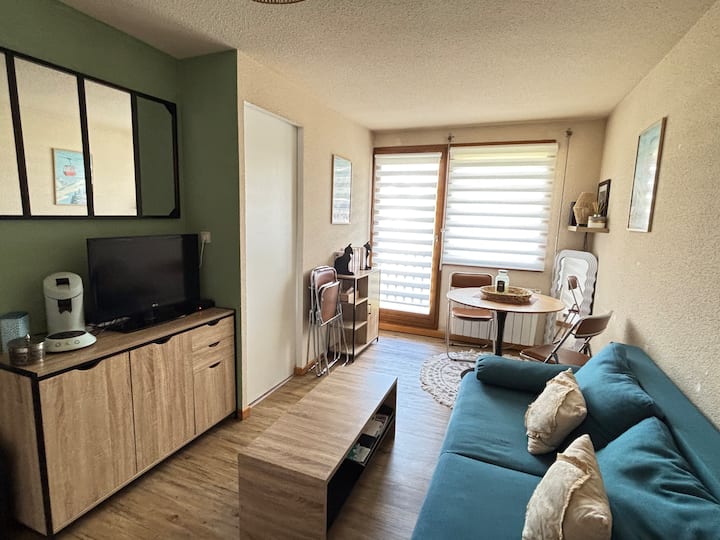 Petit F3 Cosy 2 Chambres Avec Wifi - Megève