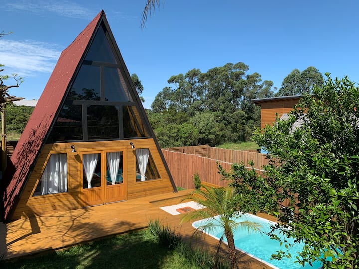 Cabana Refúgio Do Rosa: Hidro, Piscina E Quadra - Imbituba