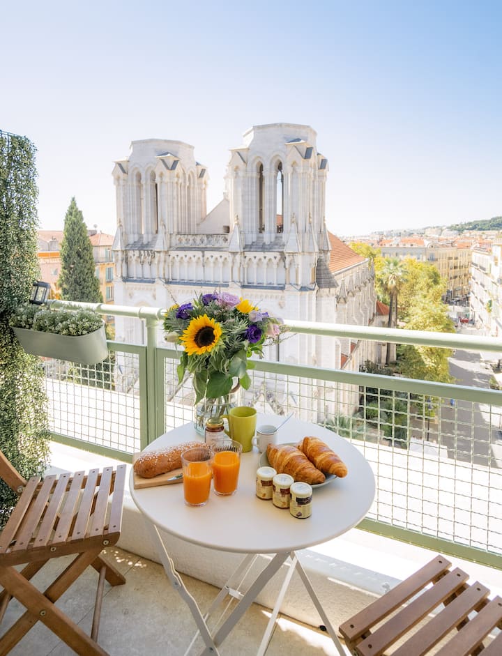 Cœur De Nice - Magnifique Studio 5 Min Des Plages - Nice