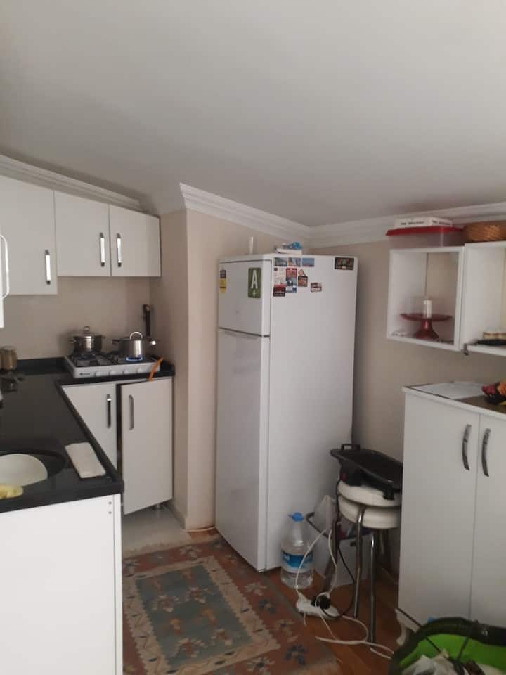 Eşyalı Asansörlü Plaja Yakın Teraslı 1+1 Daire - Esenköy