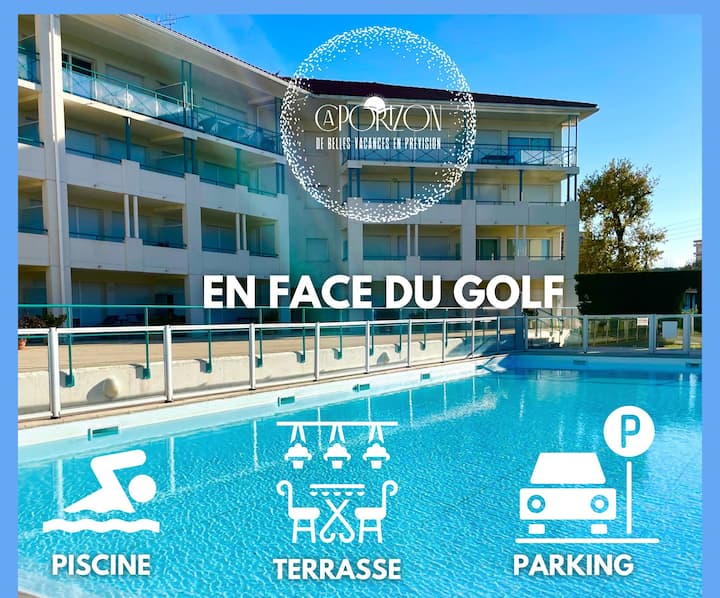 Caporizon-erosoa-t1 En Face Du Golf- Piscine-clim - Urrugne
