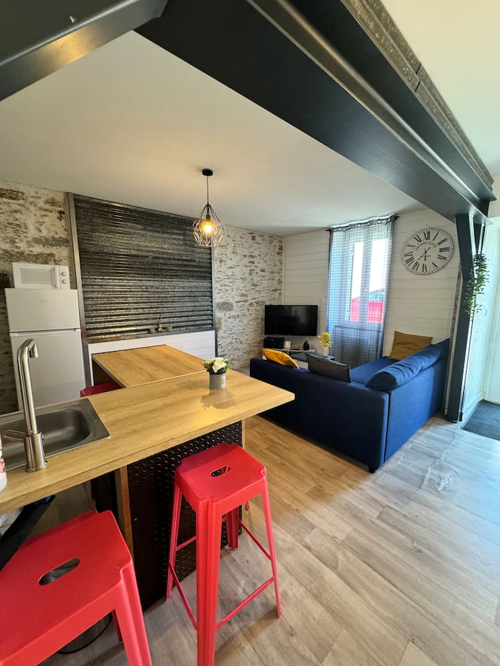 Appart 50m² 2ch - Centre-gare-mer Plage à Pied! - Pornic