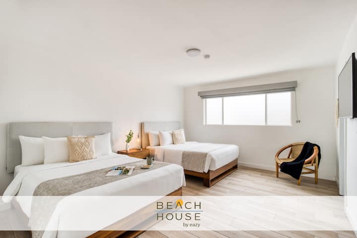 Spacious Two-bed Suite | Near The Beach+pool - Ensenada