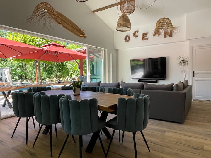 Villa Piscine Spa Sauna Fitness à 5 Mn De Biarritz - Bayonne