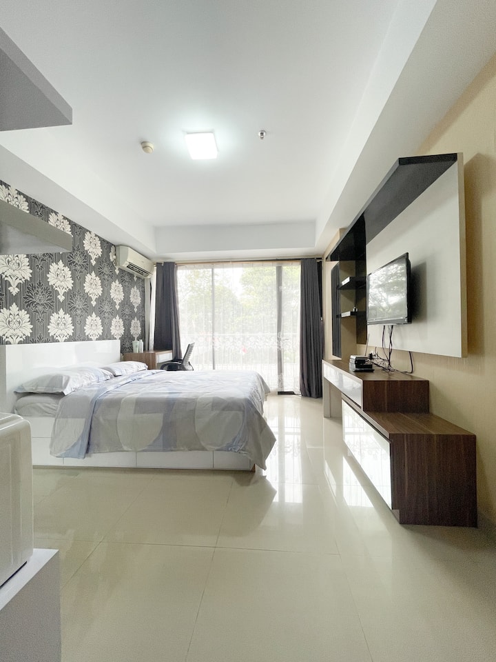 (Sewa Min 3 Bln) Clean And Bright Studio At Dago - Bandung