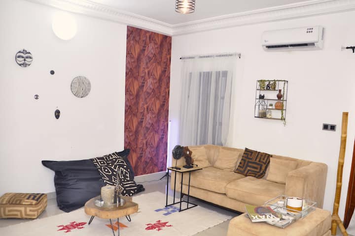 Panafricain 2 Chambres Calme, Plage à 2min |Eduntu - Cotonou