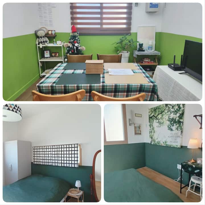 킹+퀸침대 | 4인편안 | 방2화2 - Sokcho-si