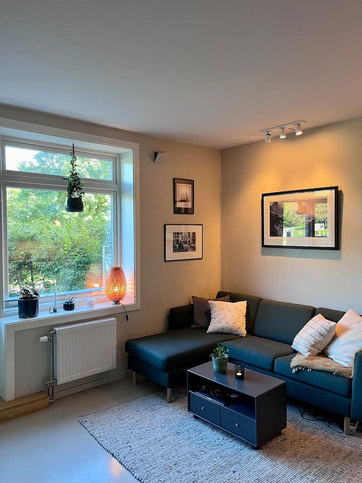 Cozy Riverside Apartment With Private Parking - Oslo