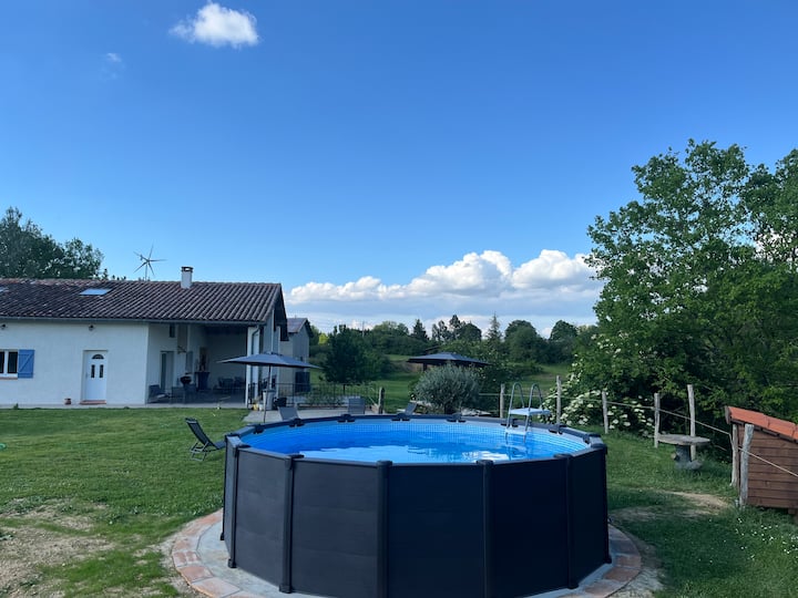 Maison 11 Couchages
Lac Privé
Piscine - Beaumont-de-Lomagne