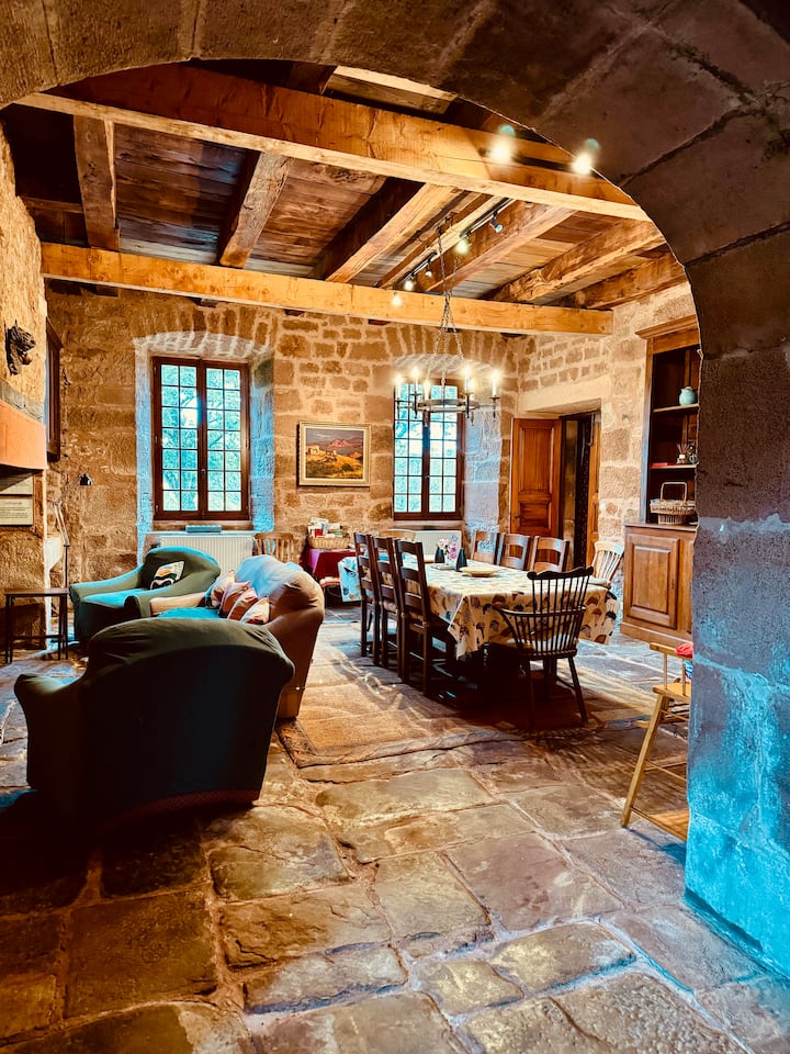 Spectacular Manoir With Private Pool Sleeps 12 - Conques