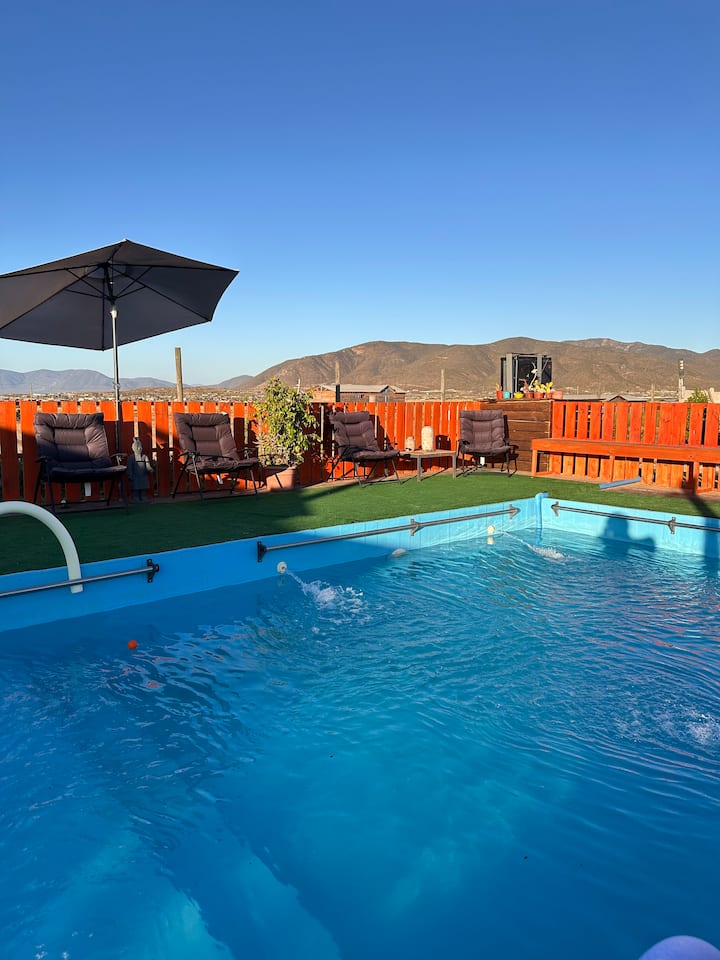 Piscina + Quincho, Entre Guanaqueros & Tongoy Iv - Región de Coquimbo, Chile