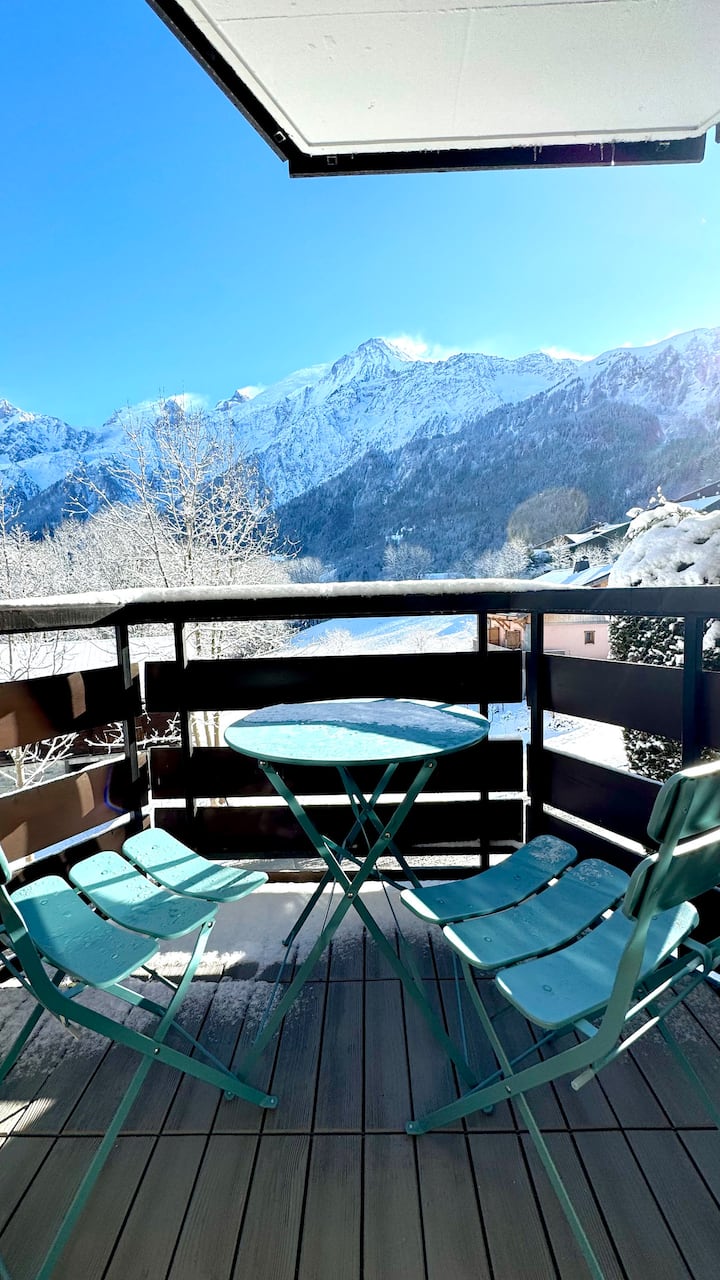 Vue Monblanc Incroyable|ski Inout Prarion|parking5 - Les Houches