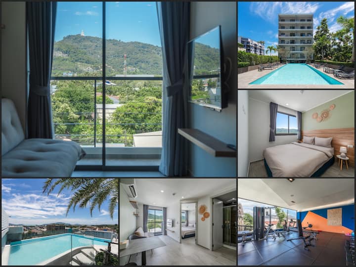 6th Floor Condo Mountain View In Amazing Location - Kata Beach