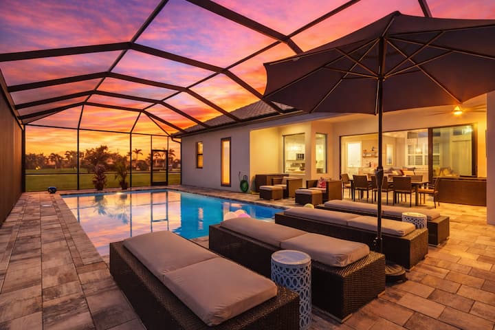 90° Pool New Luxury Spa Gulf Access - Florida