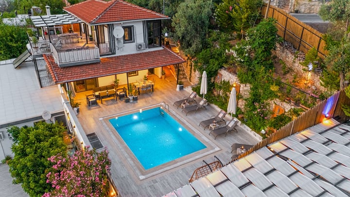 Private Villa Sahin1,pool Heatar Available - Kalkan