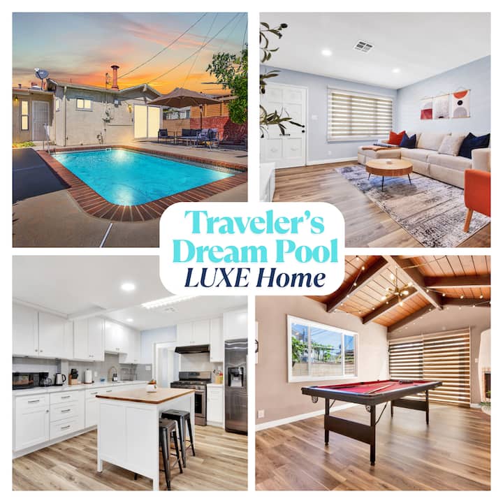 Traveler's Dream Pool Luxe Home - Alhambra, CA
