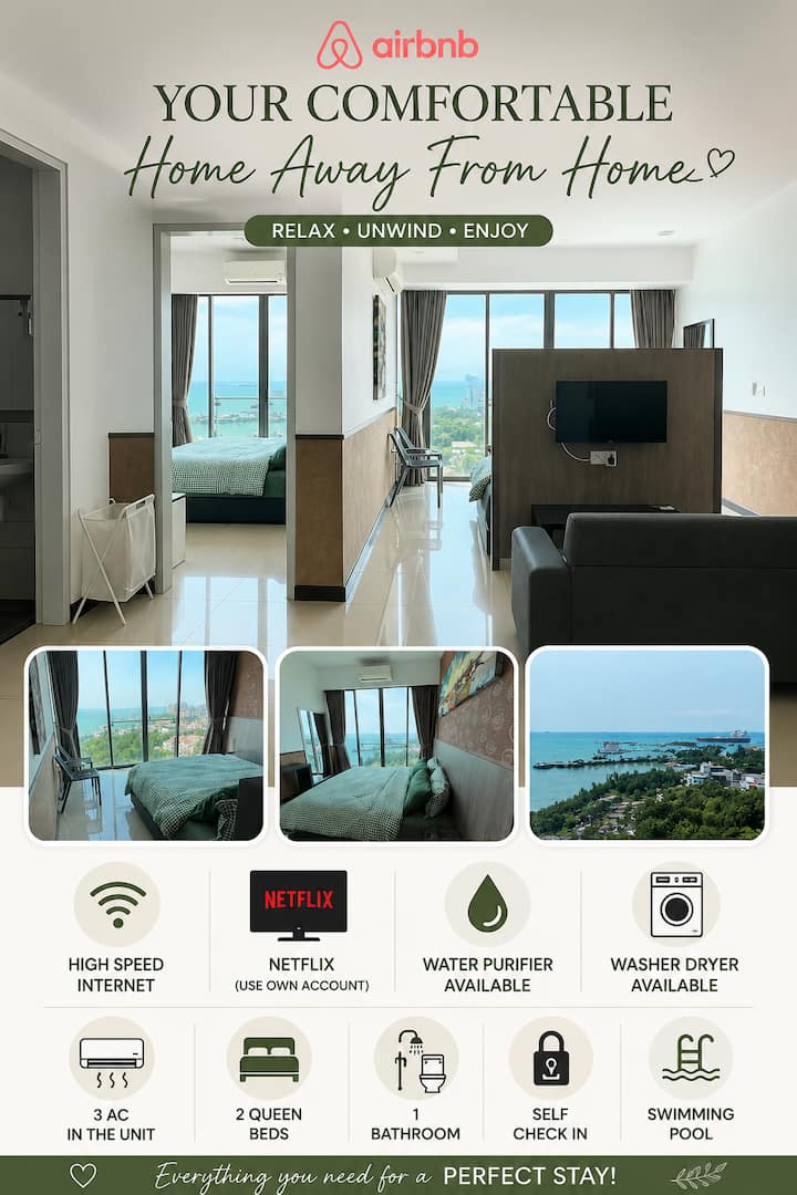 Pd Knaz Family Suite Sunset Seaview (Top Floor) - Port Dickson