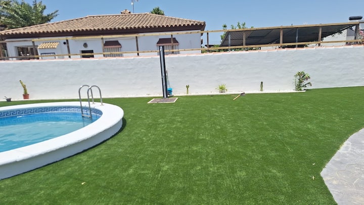 Casa Rústica Con Piscina Y Parque Infantil - Chiclana de la Frontera