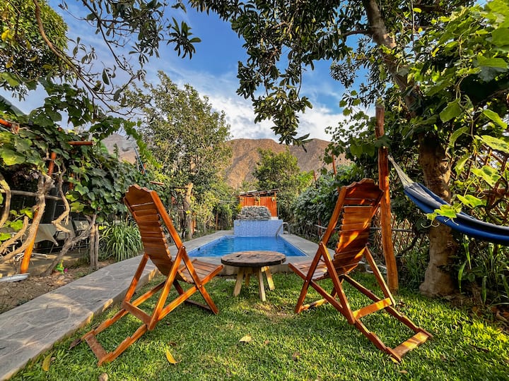 Eco Retreat With Pool & Fruit Orchard Paradise - Peru